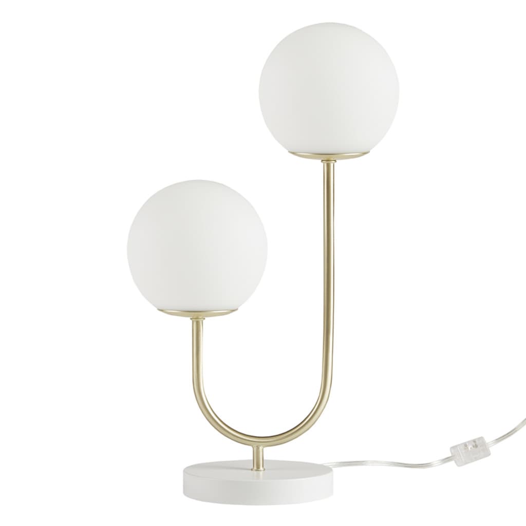 Zusa Metal 2-Light Globe Table Lamp | Furniture Row