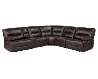 Furniture row leather couch store