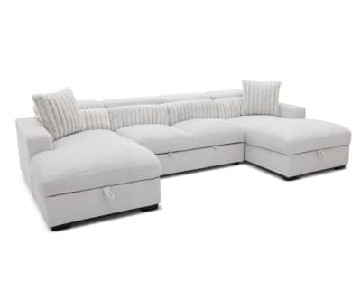Furniture row 3 piece sleeper sectional store
