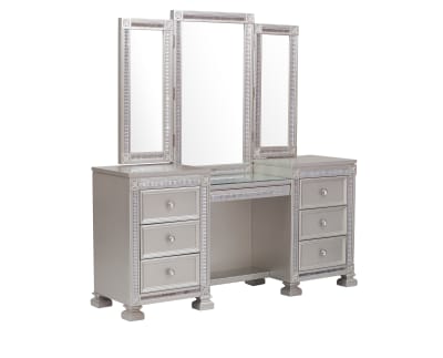 Sorrel Vanity Dresser with Mirror Furniture Row